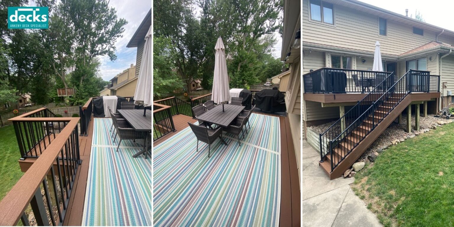 Composite deck in Ankeny and composite deck repair service in Johnston